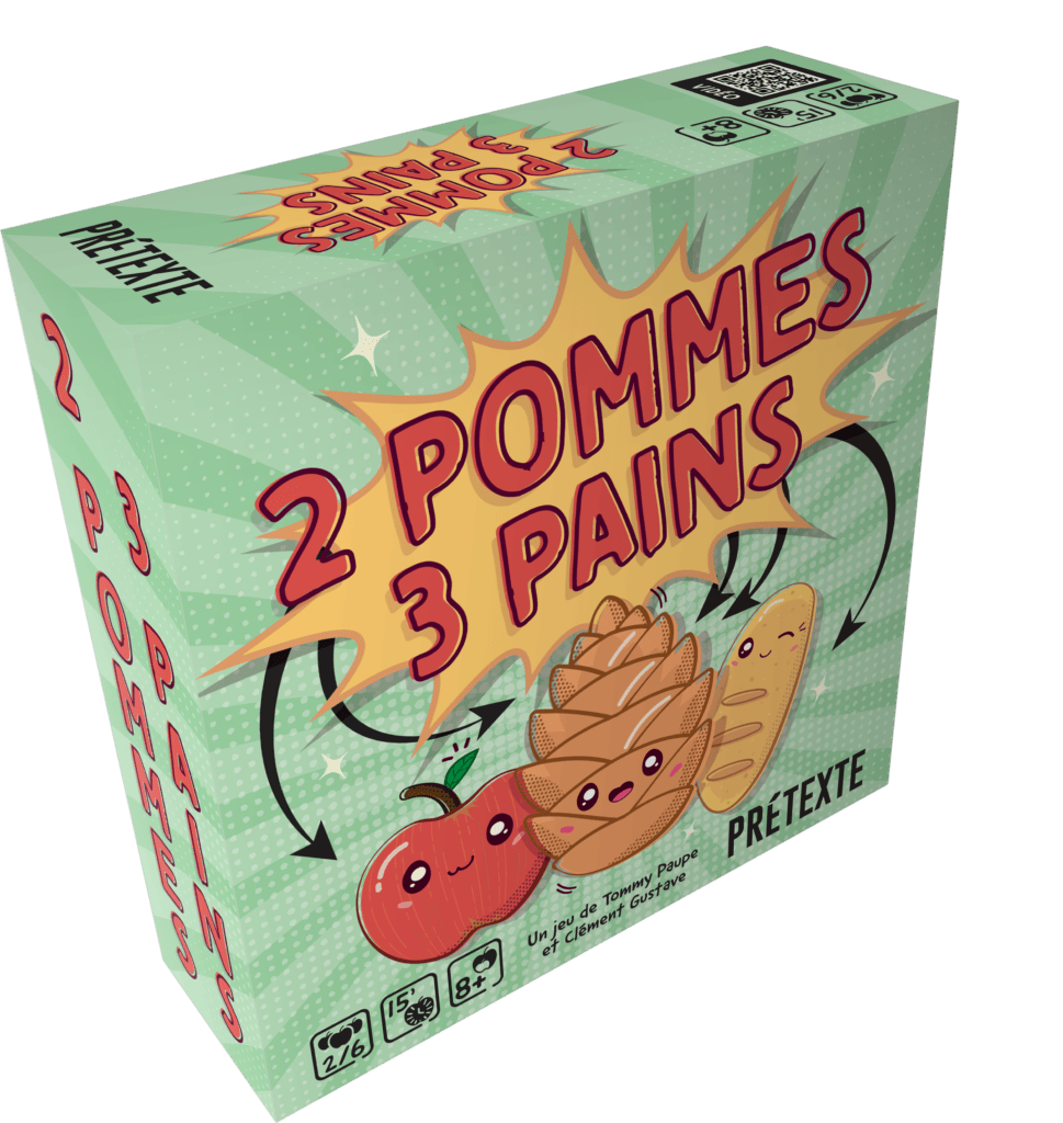 Jeu de société 2 pommes 3 pains - LudoVox